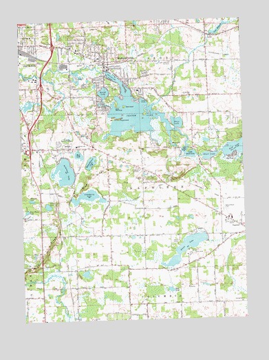 Michigan Center, MI Topographic Map - TopoQuest