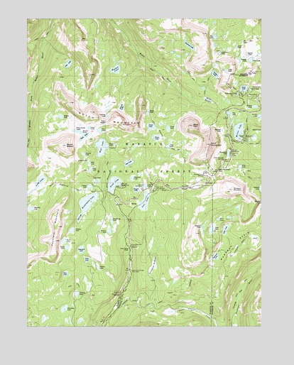 Mirror Lake, UT Topographic Map - TopoQuest