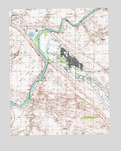 Moab, UT Topographic Map - TopoQuest