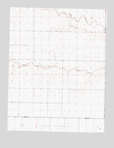 Modoc SW, KS Topographic Map - TopoQuest