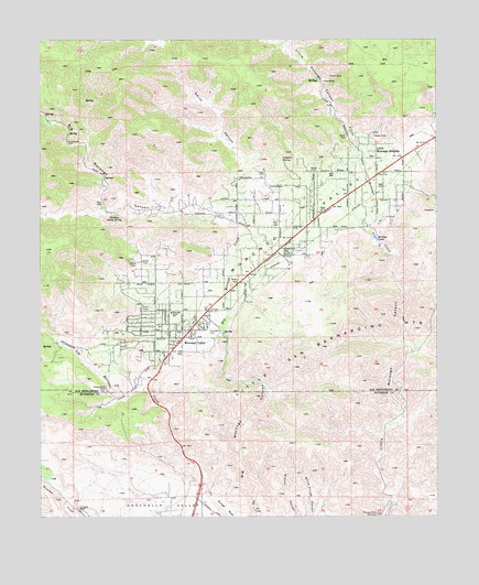 Morongo Valley, CA Topographic Map - TopoQuest