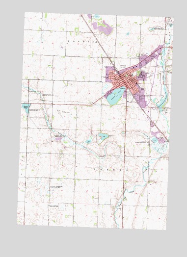 Morris, MN Topographic Map - TopoQuest