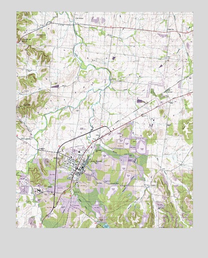 Mount Pleasant, TN Topographic Map - TopoQuest