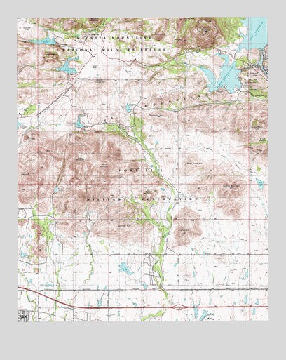 Mount Scott, OK Topographic Map - TopoQuest