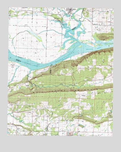 Mulberry, AR Topographic Map - TopoQuest