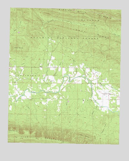 Muse, OK Topographic Map - TopoQuest