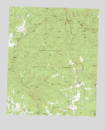 Neels Gap, GA Topographic Map - TopoQuest