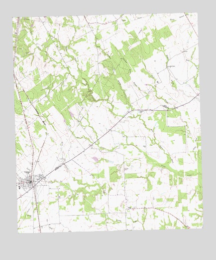 Normangee, TX Topographic Map - TopoQuest
