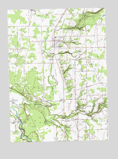 North Collins, NY Topographic Map - TopoQuest