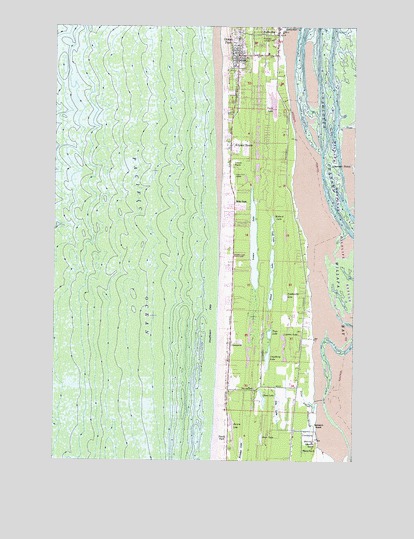 Ocean Park, WA Topographic Map - TopoQuest
