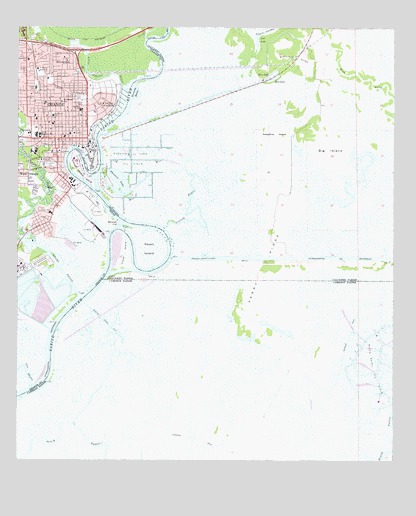 Orange, TX Topographic Map - TopoQuest