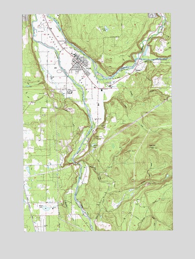 Orting, WA Topographic Map - TopoQuest
