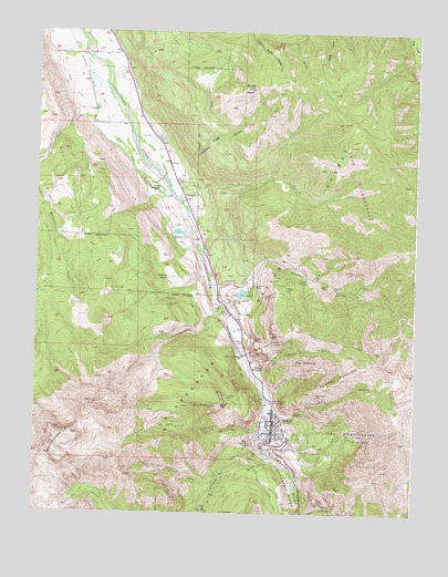 Ouray, CO Topographic Map - TopoQuest