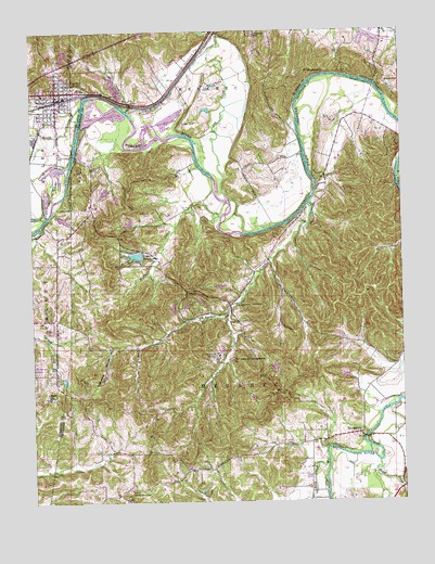 Pacific, MO Topographic Map - TopoQuest