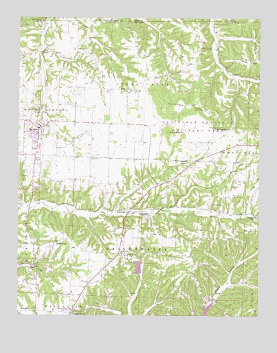 Pea Ridge, AR Topographic Map - TopoQuest