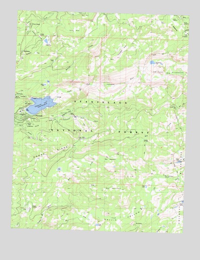 Pinecrest, CA Topographic Map - TopoQuest
