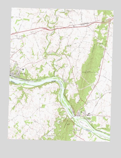 Point of Rocks, MD Topographic Map - TopoQuest