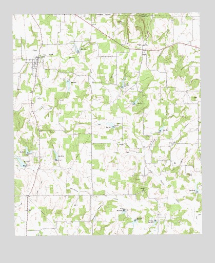 Poolville, TX Topographic Map - TopoQuest