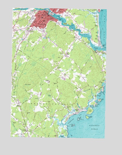 Biddeford, ME Topographic Map - TopoQuest