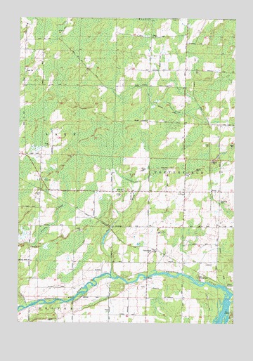 Porterfield, WI Topographic Map - TopoQuest
