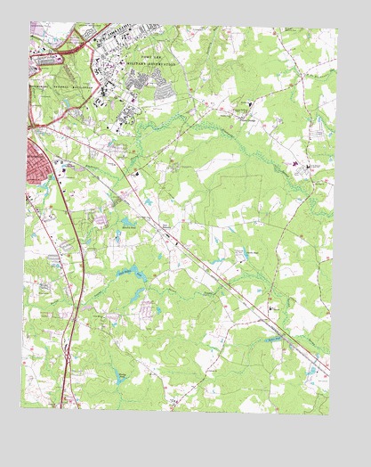 Prince George, VA Topographic Map - TopoQuest