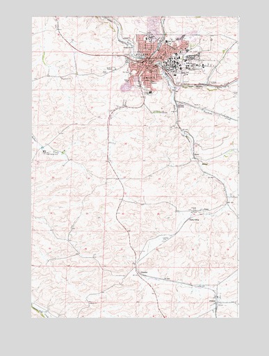 Pullman, WA Topographic Map - TopoQuest