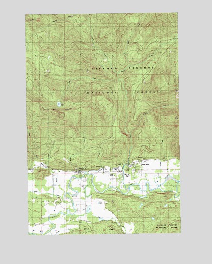 Randle, WA Topographic Map - TopoQuest