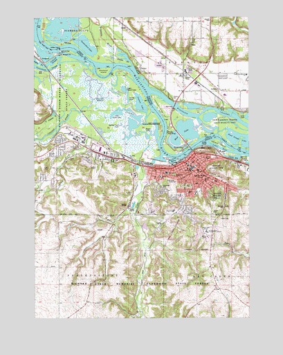 Red Wing, MN Topographic Map - TopoQuest