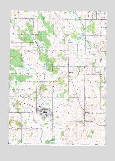Reedsville, WI Topographic Map - TopoQuest