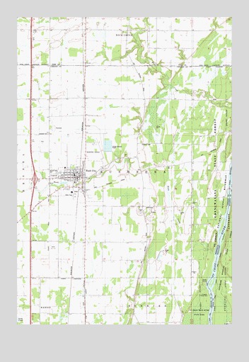 Rush City, MN Topographic Map - TopoQuest