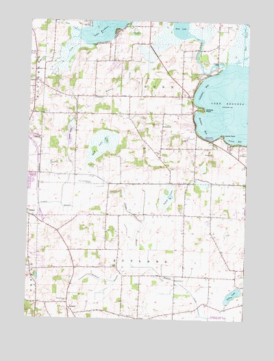 Rutland, WI Topographic Map - TopoQuest