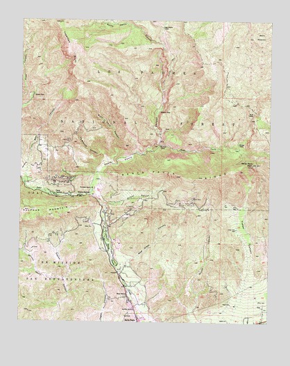 Santa Paula Peak, CA Topographic Map - TopoQuest