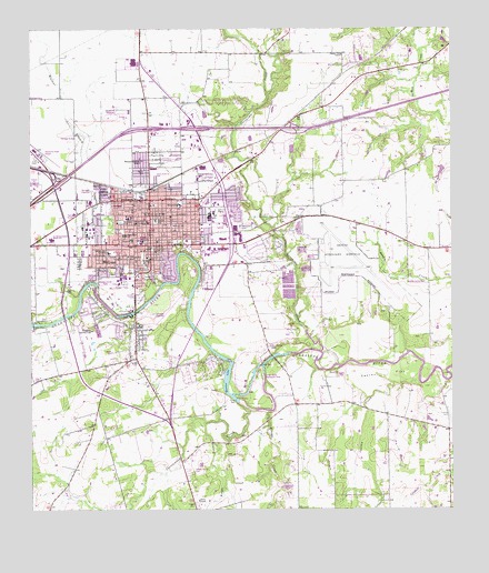Seguin, TX Topographic Map - TopoQuest