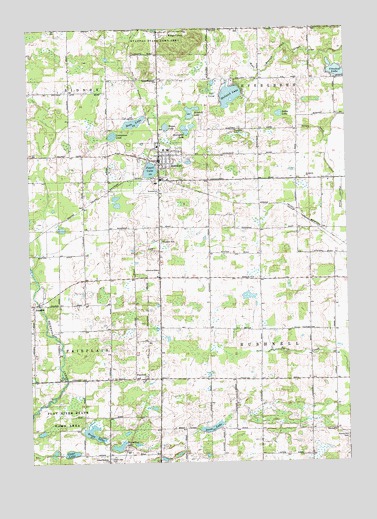Sheridan, MI Topographic Map - TopoQuest