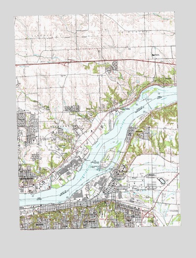 Silvis, IL Topographic Map - TopoQuest