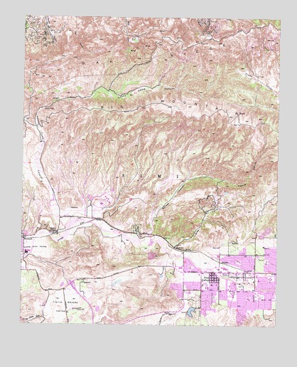 Simi Valley West, CA Topographic Map - TopoQuest