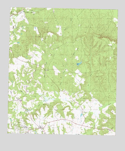 Slocum, TX Topographic Map - TopoQuest