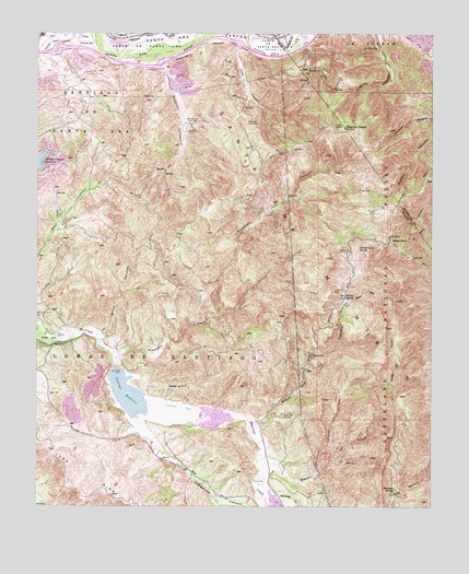 Black Star Canyon, CA Topographic Map - TopoQuest