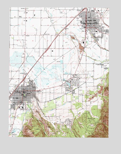 Spanish Fork, UT Topographic Map - TopoQuest