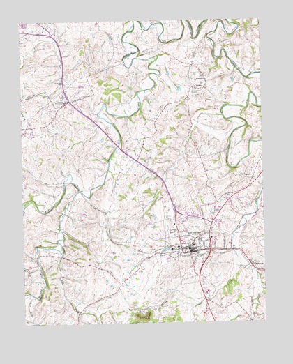 Stanford, KY Topographic Map - TopoQuest