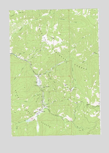 Stibnite, ID Topographic Map - TopoQuest