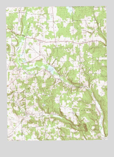 Sugar Lake, PA Topographic Map - TopoQuest