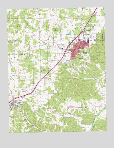 Sullivan, MO Topographic Map - TopoQuest