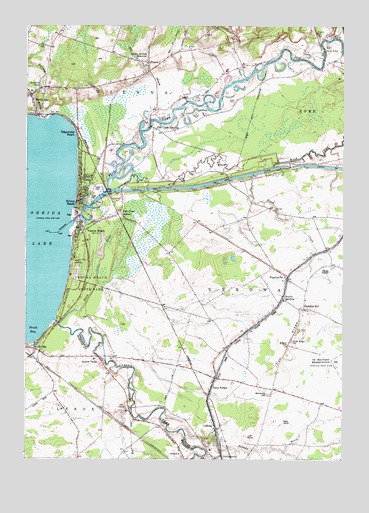 Sylvan Beach, NY Topographic Map - TopoQuest