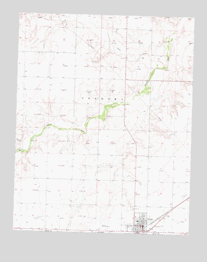 Texhoma North, OK Topographic Map - TopoQuest