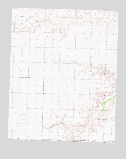 Texhoma SW, OK Topographic Map - TopoQuest