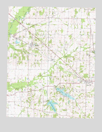 Thompsonville, IL Topographic Map - TopoQuest