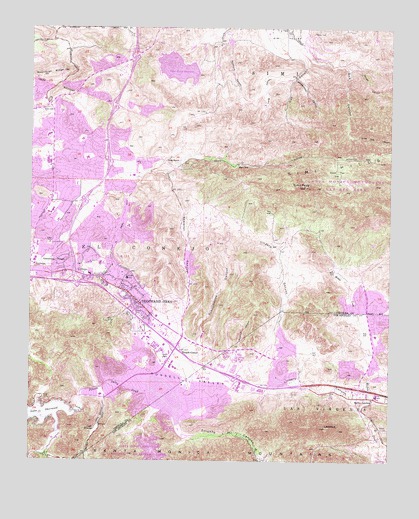 Thousand Oaks, CA Topographic Map - TopoQuest
