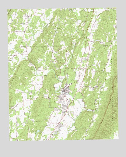 Trion, GA Topographic Map - TopoQuest