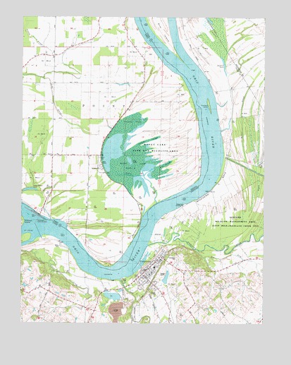 Uniontown, KY Topographic Map - TopoQuest